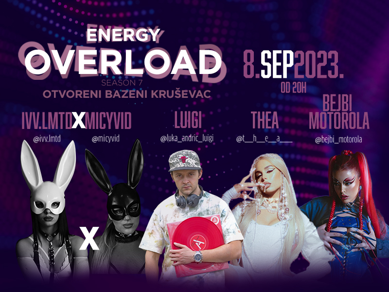 Energy Overload - season 7 - GIGS TIX Srbija - gigstix.com