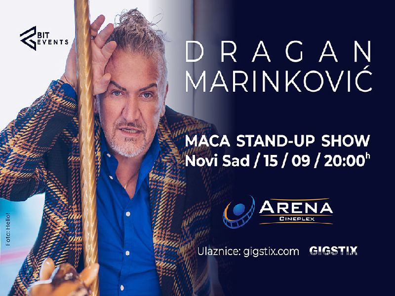 Dragan Maca Marinković - Stand-up - GIGS TIX Srbija - gigstix.com